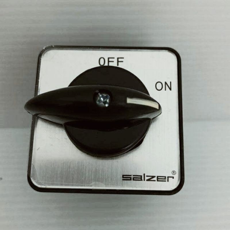 SALZER Rotary Switch 16A 2pole OFF~ON Isolator / Selector Switch (MODEL ...