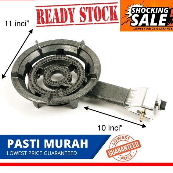 ( Puchong READY STOCK ) Auto Cast Iron Gas Stove / Cast Iron Gas Stove ...
