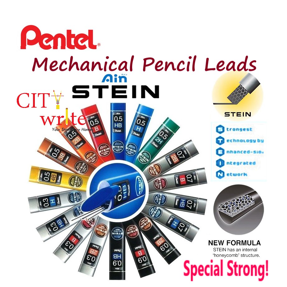 0.3mm 0.5mm 0.7mm HB 2B 3B 4B Special Strong Mechanical Pencil Leads ...