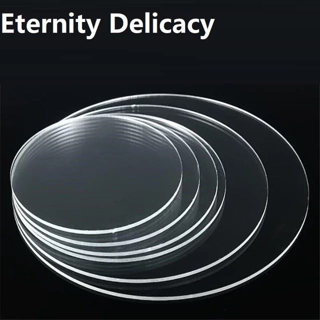 (Acrylic) Round Mica sheet 5cm - 3mm thick - many colors. | Shopee Malaysia