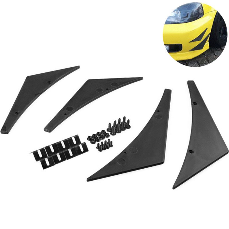 Universal Car Front Bumper Lip Splitter Auto Body Kit Car Spoiler ...