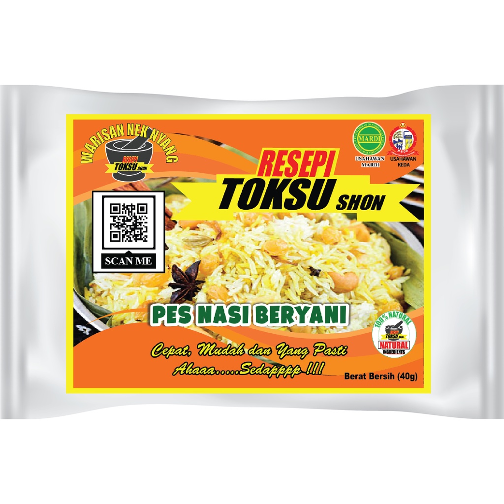 PES NASI BERYANI 40G/90G | Shopee Malaysia