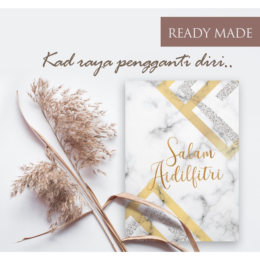 Kad Raya Ready Made Luxury Selamat Hari Raya Aidilfitri Eid Mubarak ...