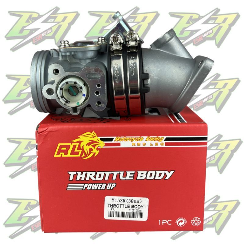 RED LEO Throttle Body Y15ZR RS150 by ESR MOTOR 100% ORIGINAL 32mm 34mm ...