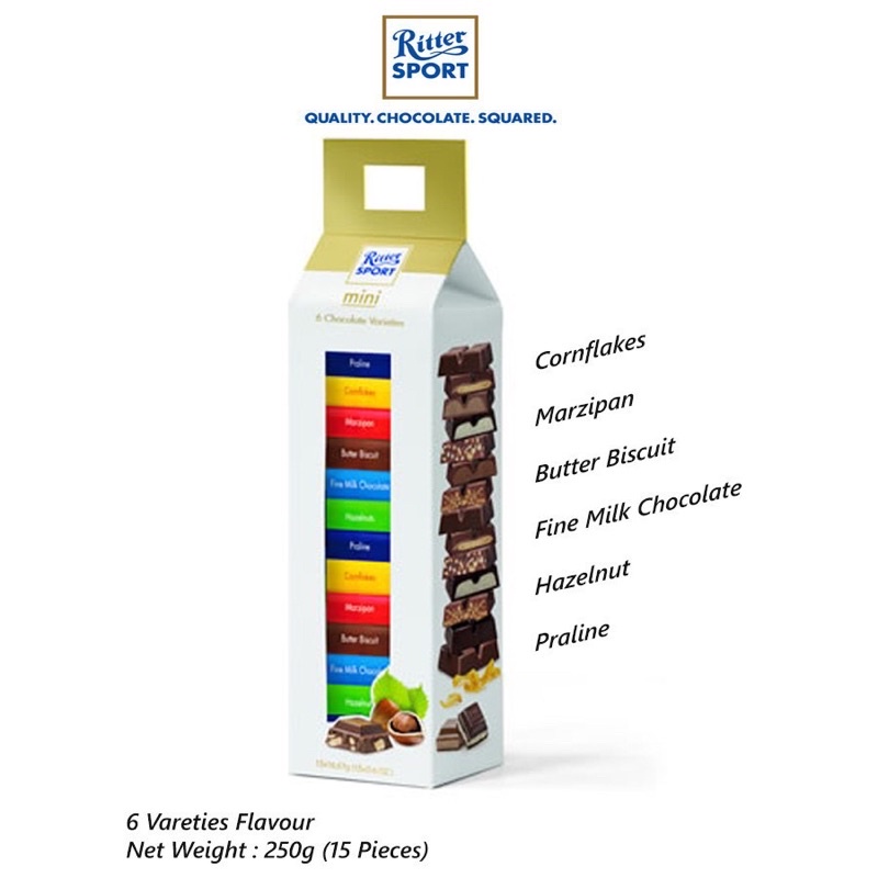 Ritter Sport Mini Tower 250g Box | Shopee Malaysia