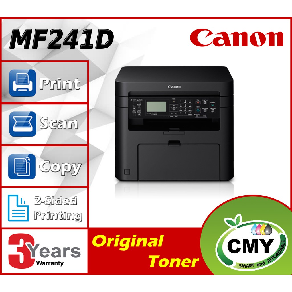 Canon imageCLASS MF241d Compact All-in-One (Print, Copy, Scan) with ...
