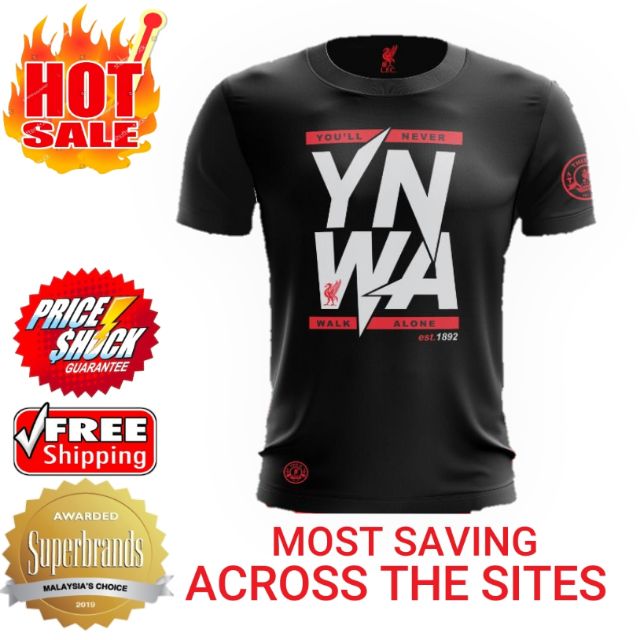 🔥Fans Edition‼️ Black Graphic T-Shirt Liverpool “YNWA” Fans Edition🔥 ...