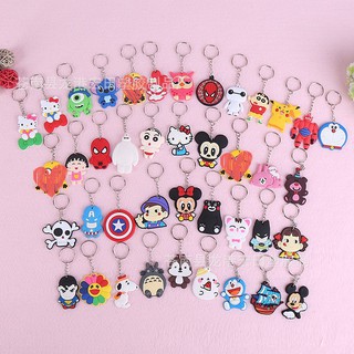 [SHOPEE Price INCLUDED] Soft silicone rubber keychains with cartoon ...
