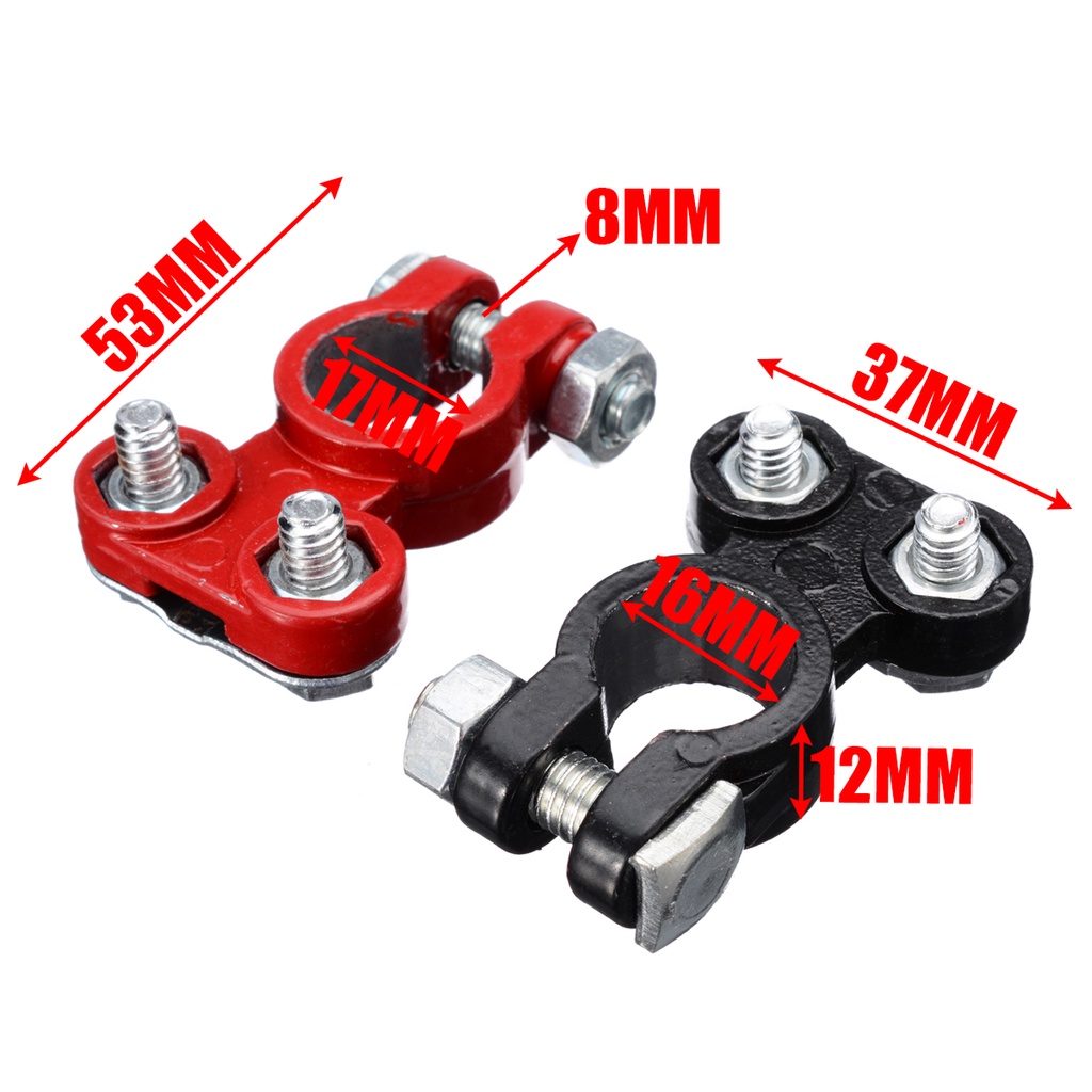 Positive Negative Universal Car Battery Terminal Quick Release Clamp ...