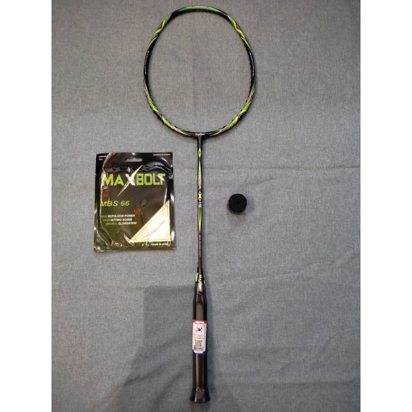 MAXBOLT ORIGINAL RACKET (FREE STRING INSTALLATION+ SINGLE COVER ...