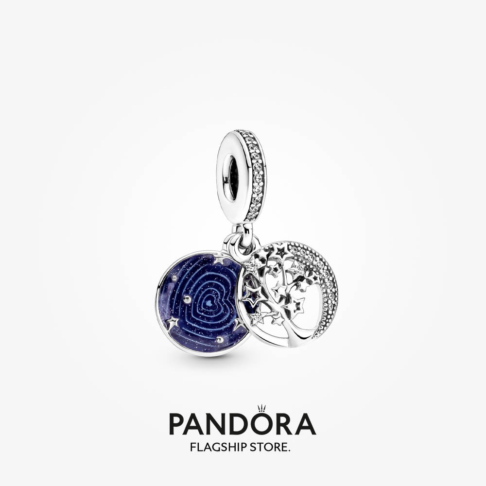 Pandora Double Dangle Tree & Galaxy Moon Charm | Shopee Malaysia