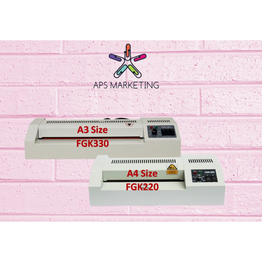 Laminator Machine A3(FGK330) & A4(FGK220) | Shopee Malaysia