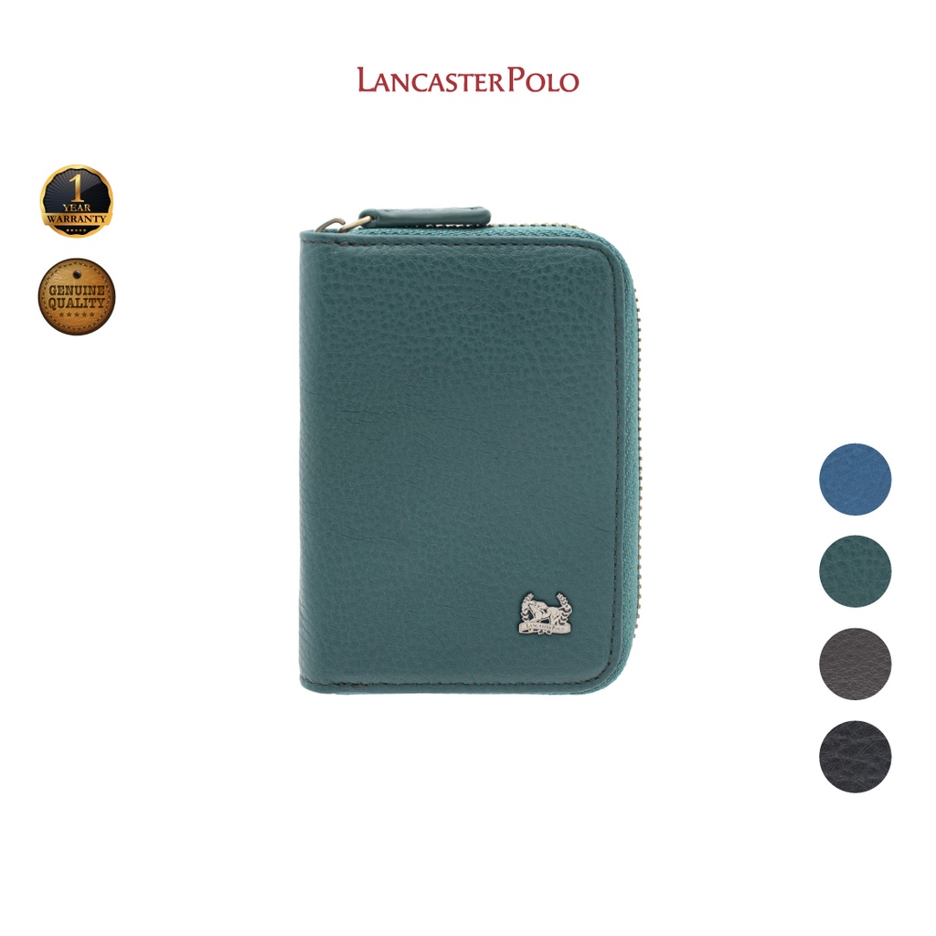 Lancaster Polo Unisex Top Grain Leather Card Holder Wallet – PWB 20861 ...