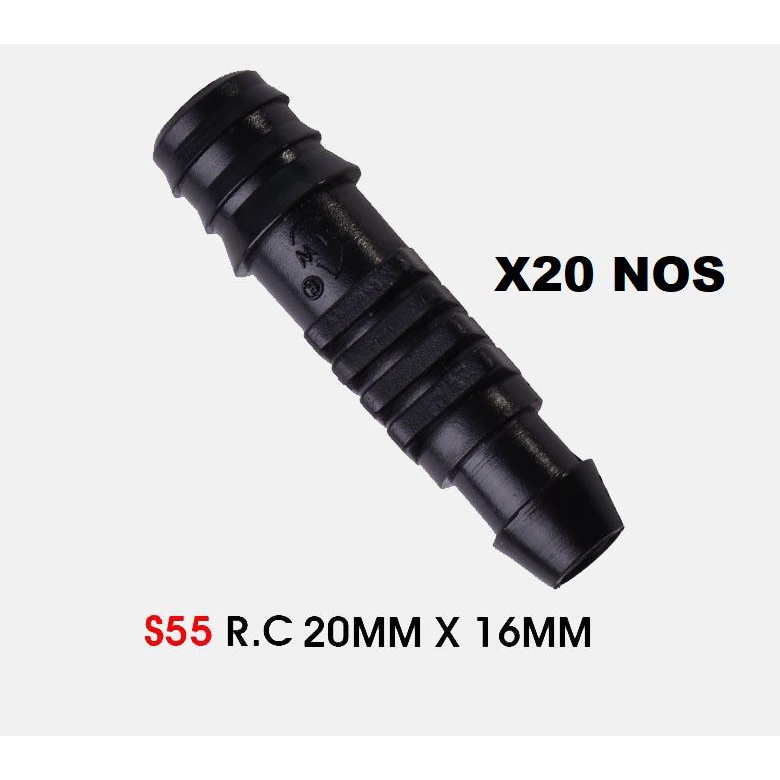 [TKM] HDPE / POLY / PP FITTINGS R COUPLER SOCKET 20NOS 20MM X 16MM(A ...