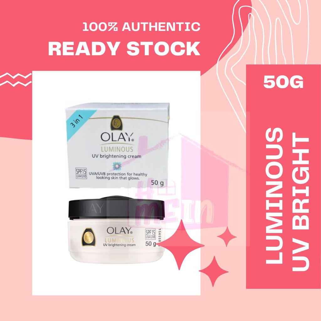 Olay Luminous UV Brightening Cream SPF15 PA++ (50g) | Shopee Malaysia