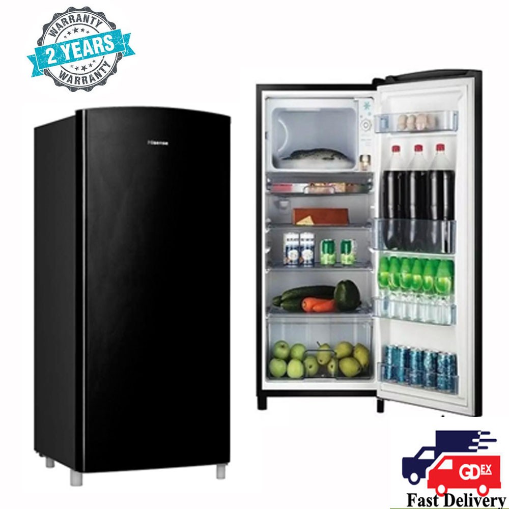 Hisense Single Door Refrigerator 170L Fridge RR195D4AGN | Shopee Malaysia