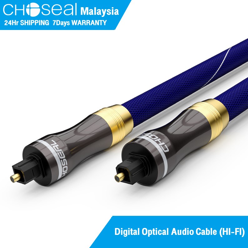 Choseal HIFI Digital SPDIF Toslink cable Optical Cable, Dolby 5.1 DTS ...