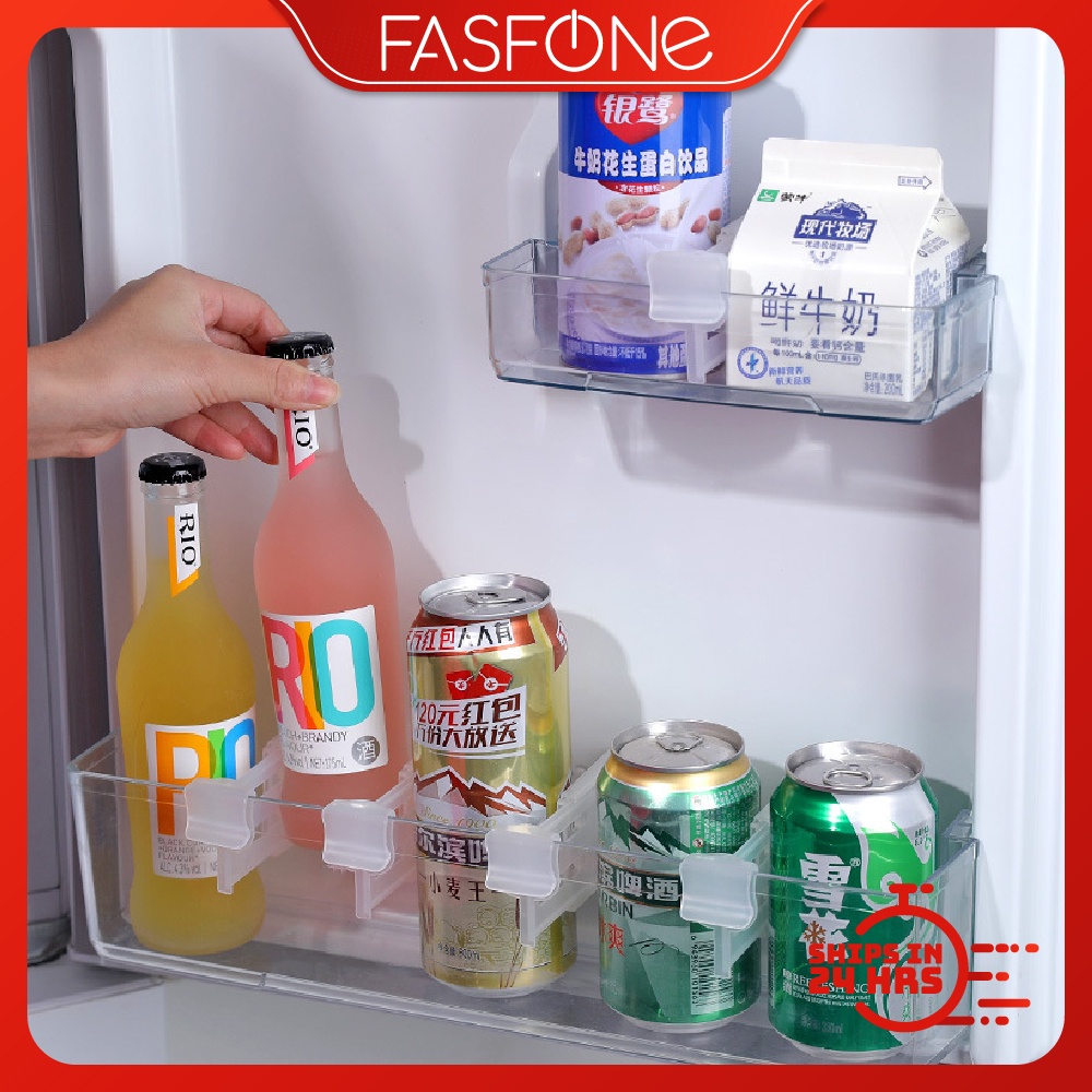 Fridge Compartment Storage Door Tray Adjustable Dividers Refrigerator ...