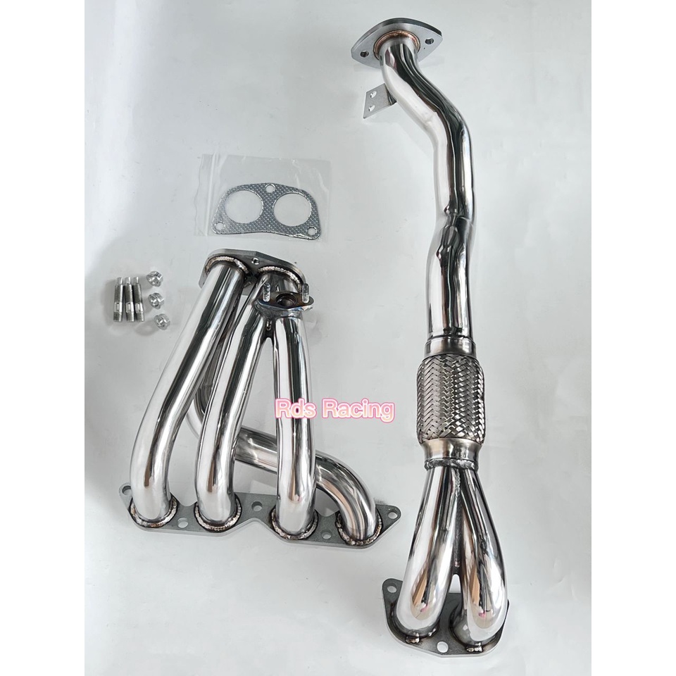 Stainless Steel Extractor Exhaust Manifold Toyota Celica Corolla 1.6 1. ...
