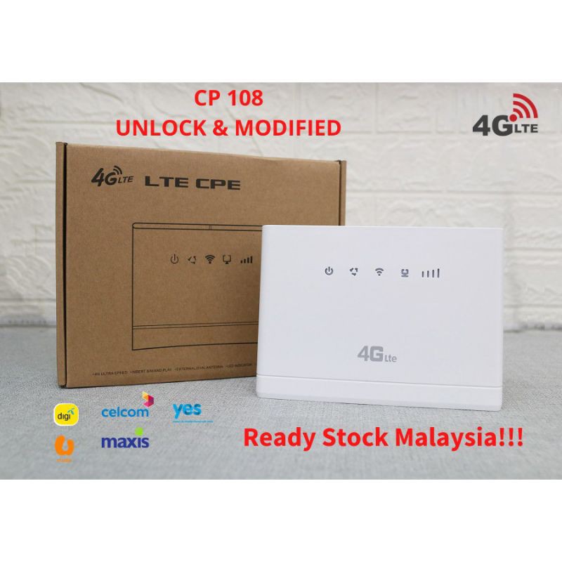 MODEM ROUTER CP108 UNLOCKED SIMCARD UNLIMITED DATA | Shopee Malaysia