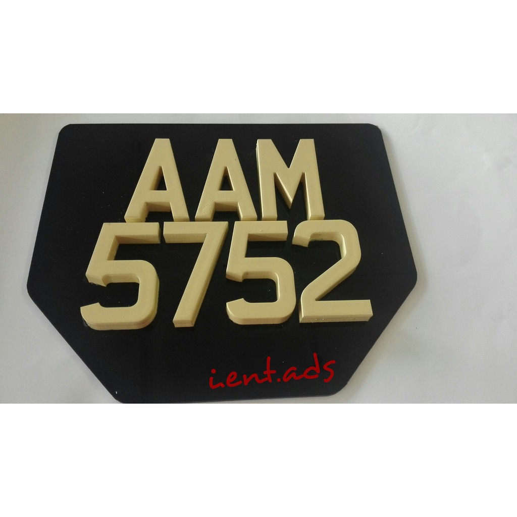 NOMBOR PLAT KLASIK PLAT LAMA MOTOSIKAL PLAT KUNING PLAT ANTIIK | Shopee ...