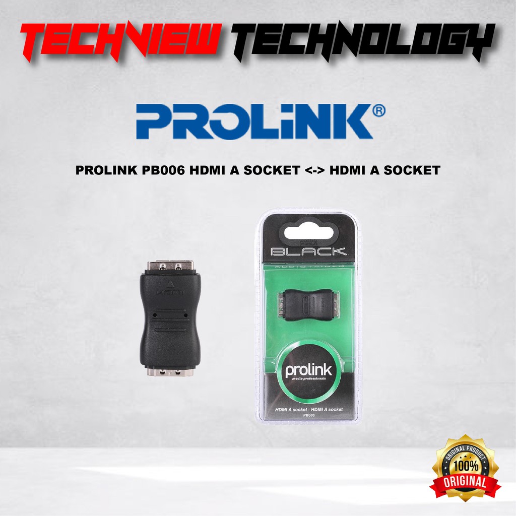 PROLINK PB006 HDMI A SOCKET HDMI A SOCKET | Shopee Malaysia