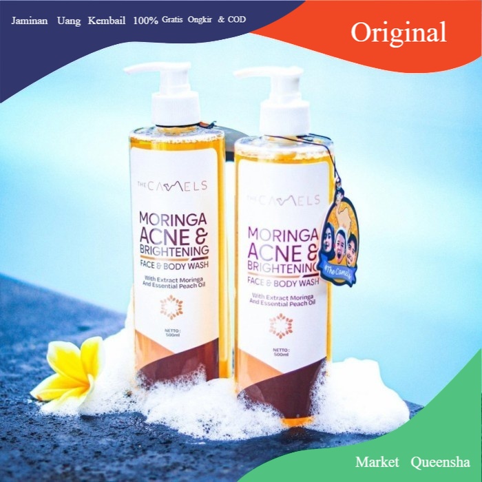 The CAMELS MORINGA ACNE AND BRIGHTENING FACE AND BODY WASH | Shopee ...