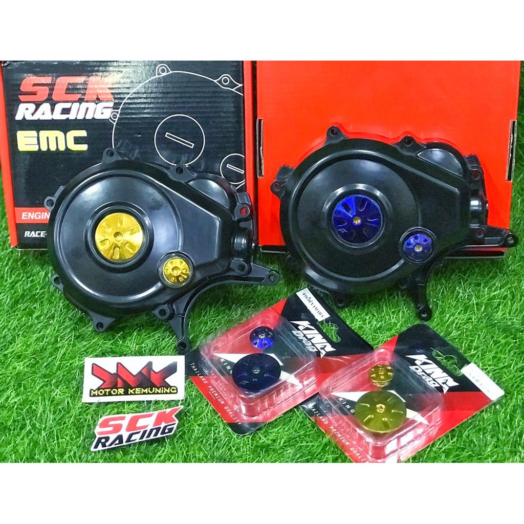SCK RACING ENGINE MAGNET COVER Y15ZR & KING DRAG MAGNET NUT (ENGINE ...