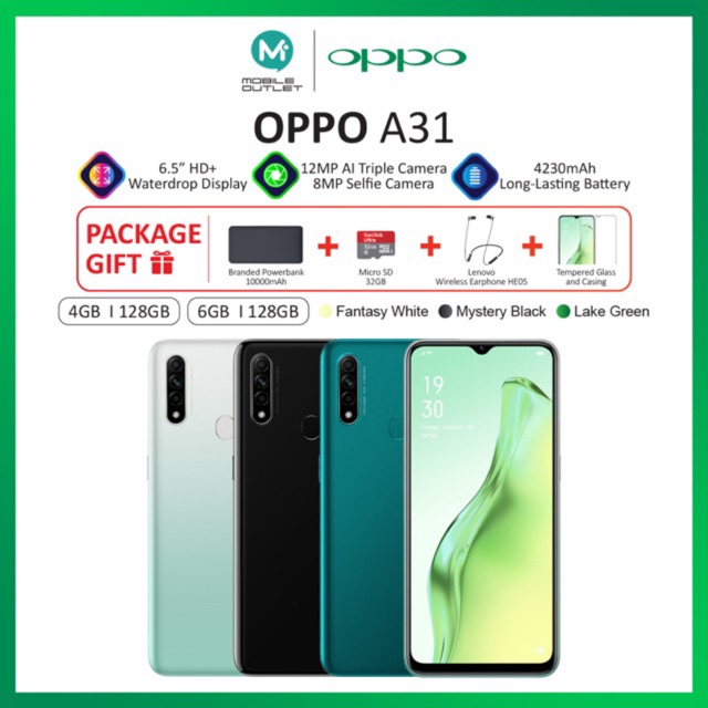 OPPO A31 6GB/128GB (Original OPPO Msia) | Shopee Malaysia