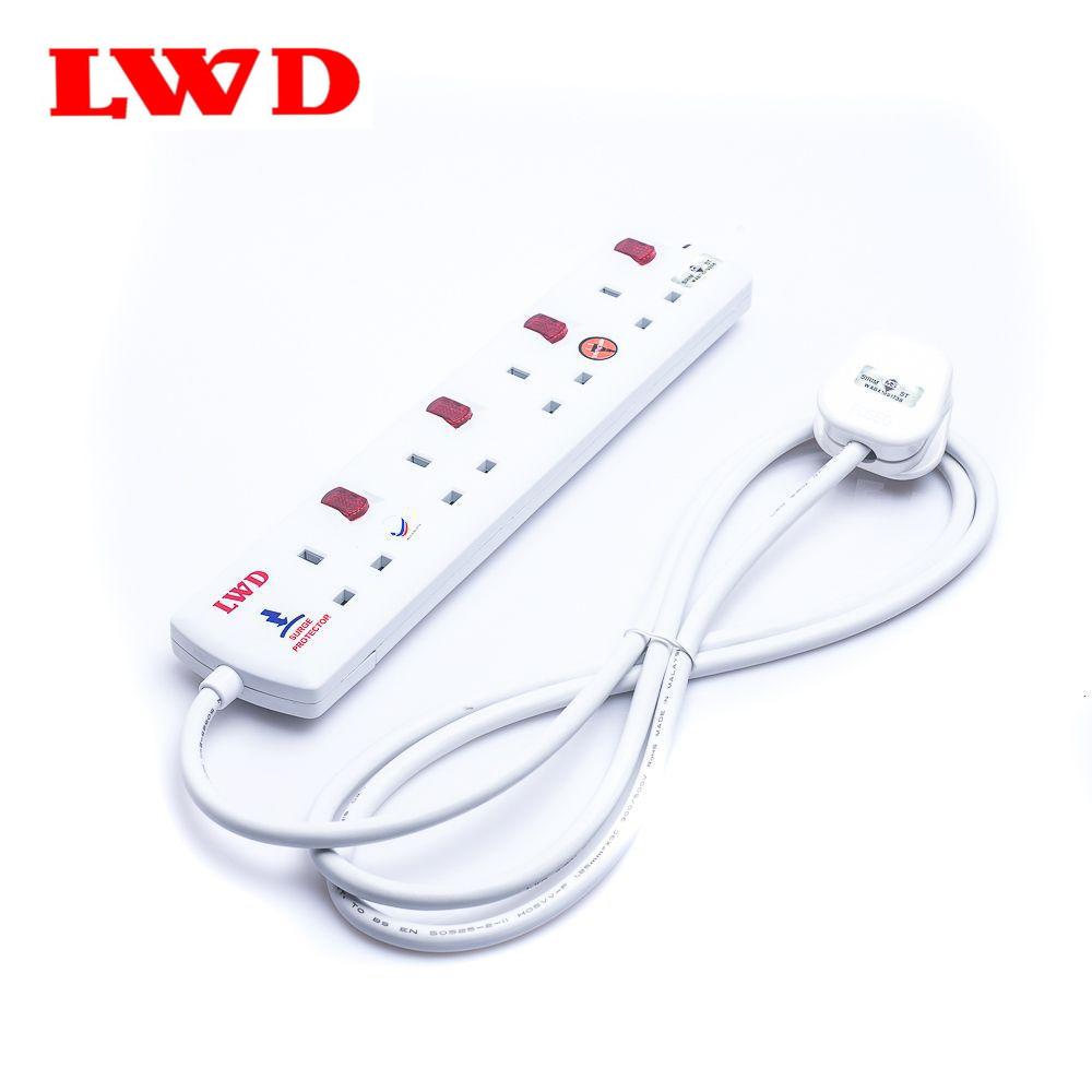 LWD ( 3 Gang / 4 Gang / 5 Gang ) NEON EXTENSION TRAILING SOCKET (2 ...