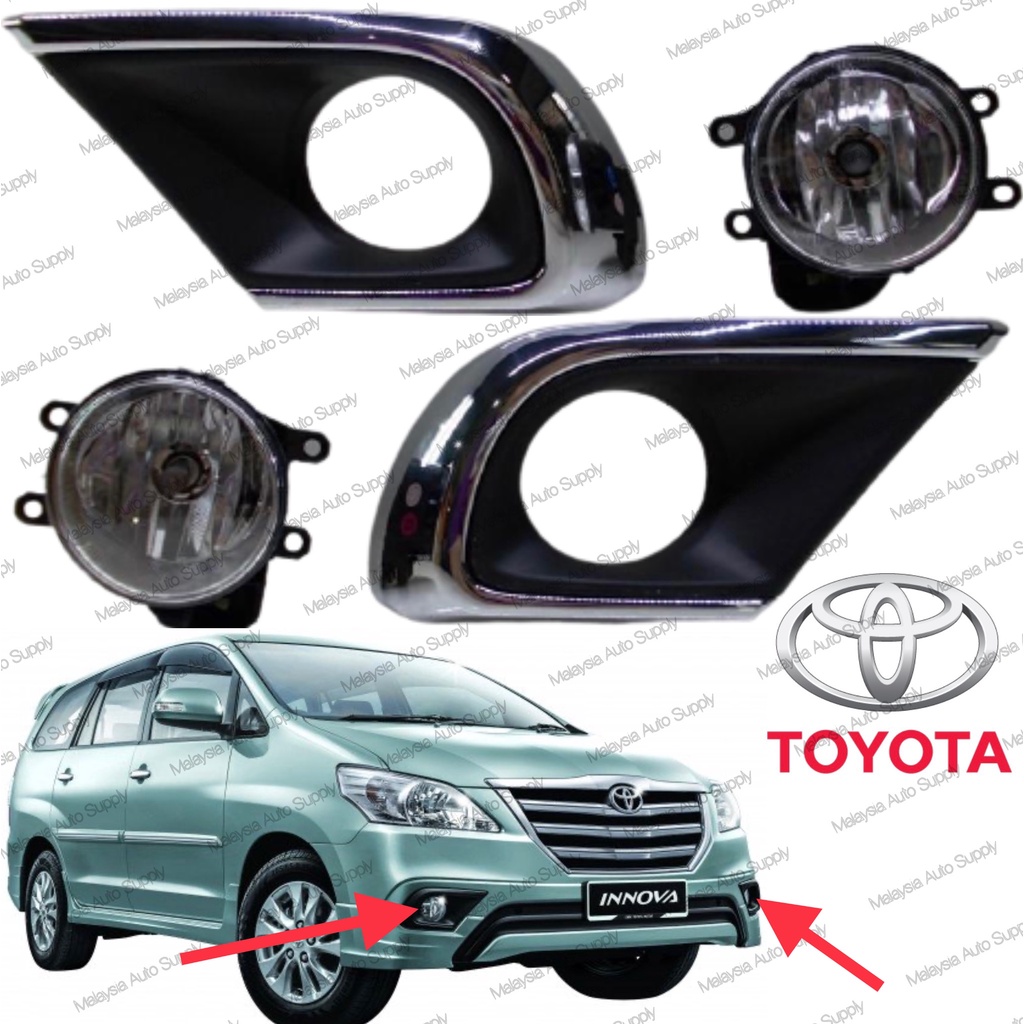 TOYOTA INNOVA 2013 FOG LAMP (NEW) | Shopee Malaysia