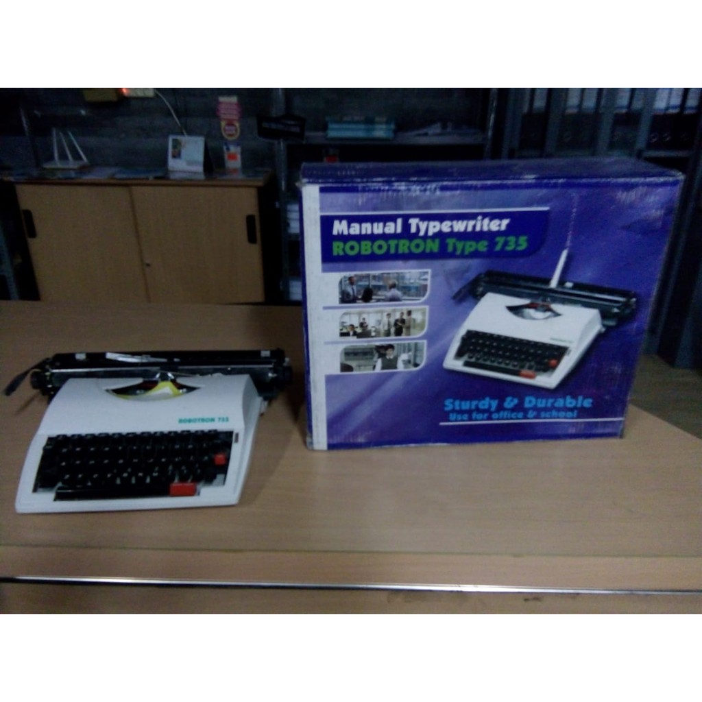 MESIN Typewriter (MANUAL TYPEWRITER) ROBOTRON 735 | Shopee Malaysia