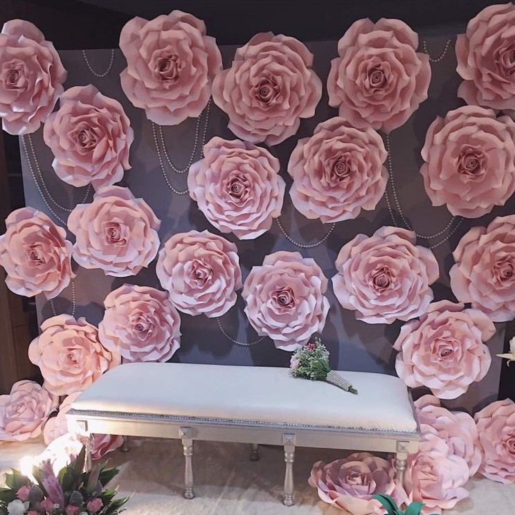 Paper Flower Decoration/Wedding Flower Backdrop/Wedding Decoration ...