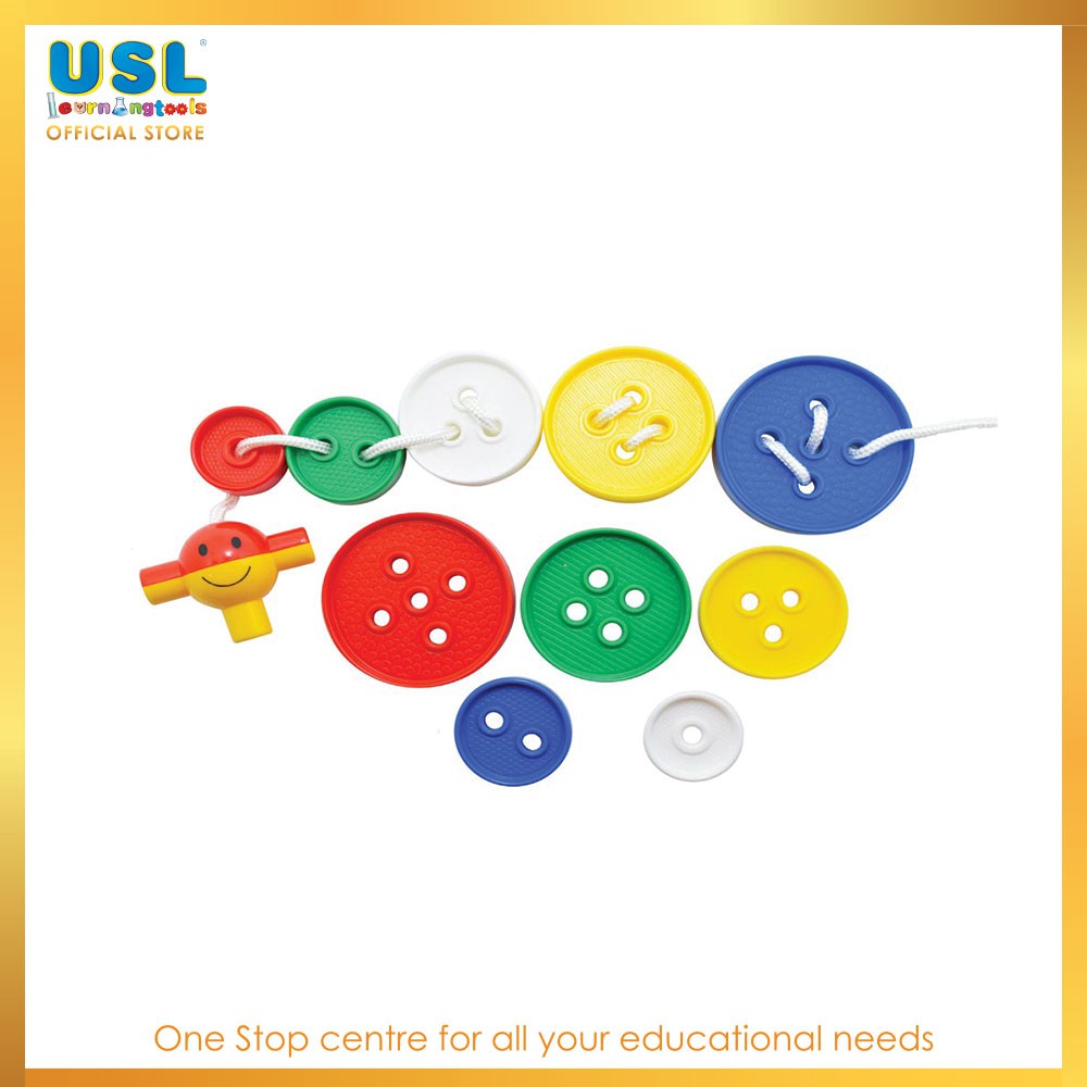 Jumbo Logic Buttons (54pcs) - Manipulatives | Lacing Toy | Fine Motor ...