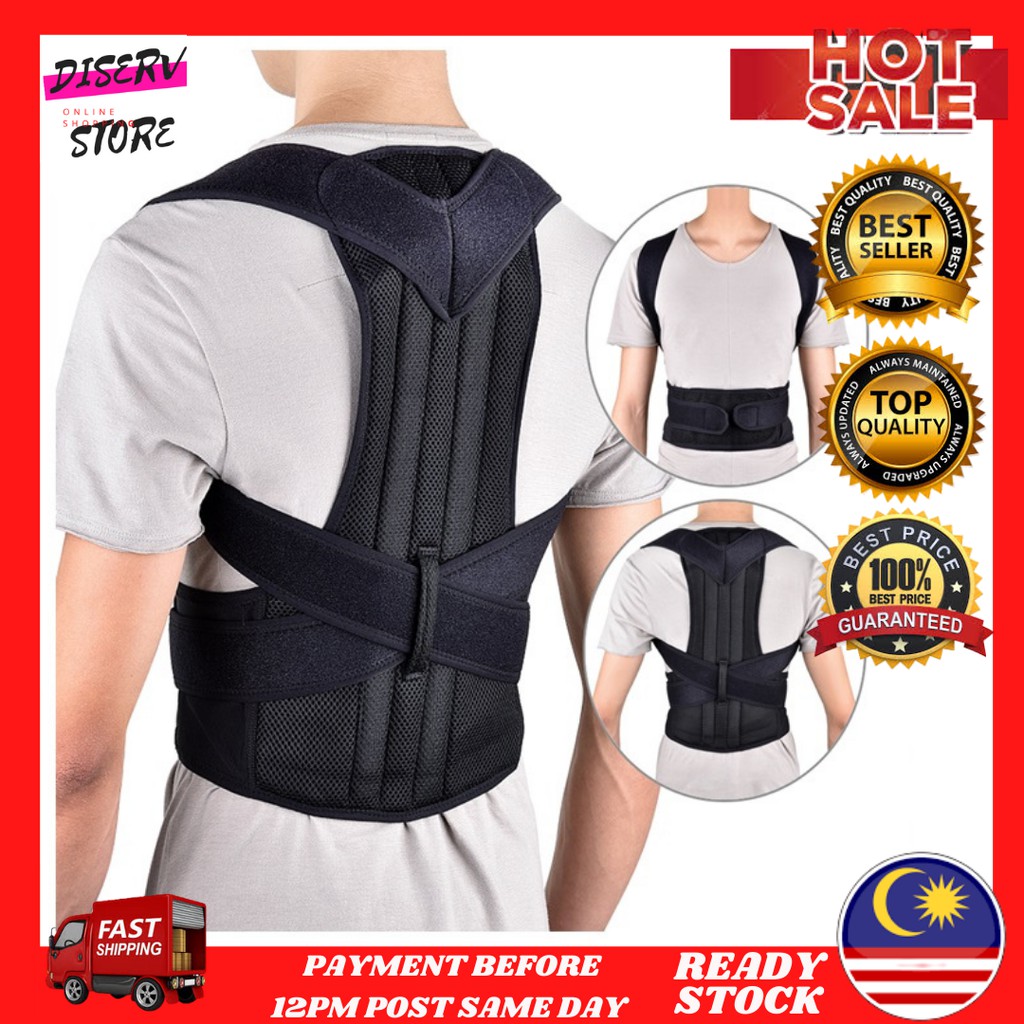 Posture Corrector Baju Bengkung SokongTulang Belakang Bongkok Spinal ...