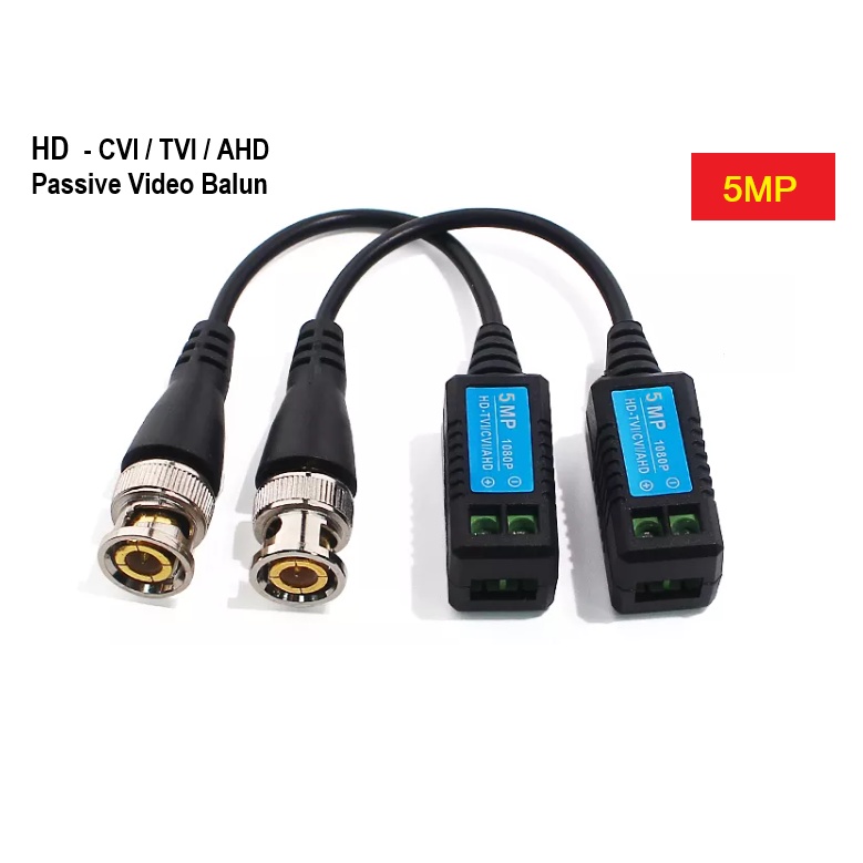 Video Balun Camera BNC Connector Over Network Cable UTP Passive ...