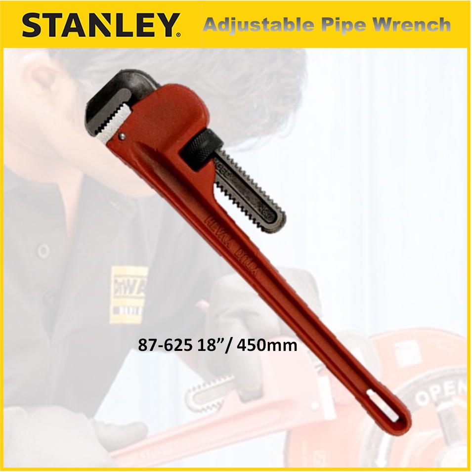 Stanley Pipe Wrench 18 inch /450MM - 87625 | Shopee Malaysia