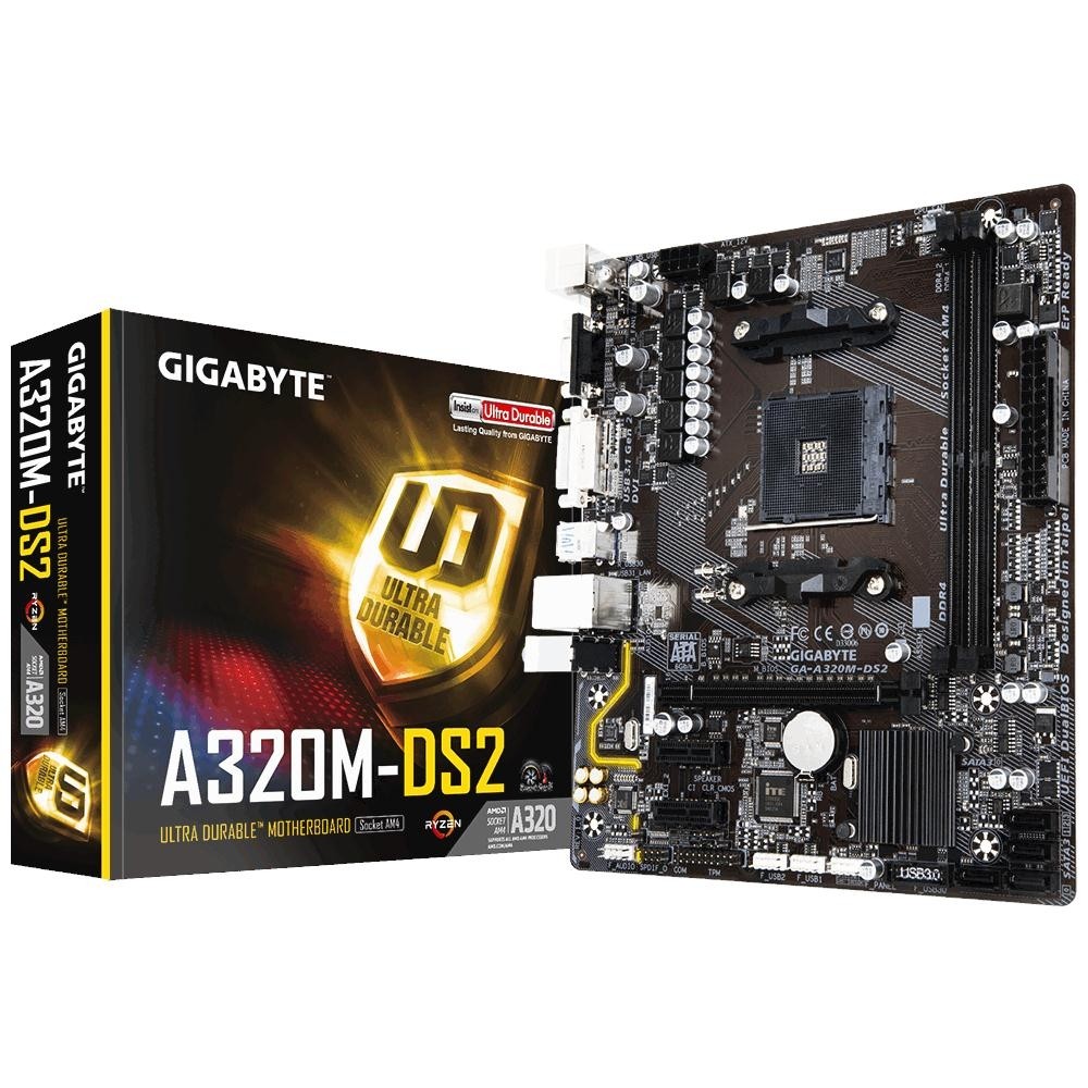 Gigabyte Micro-ATX Motherboard GA-A320M-DS2 For AMD AM4 | Shopee Malaysia
