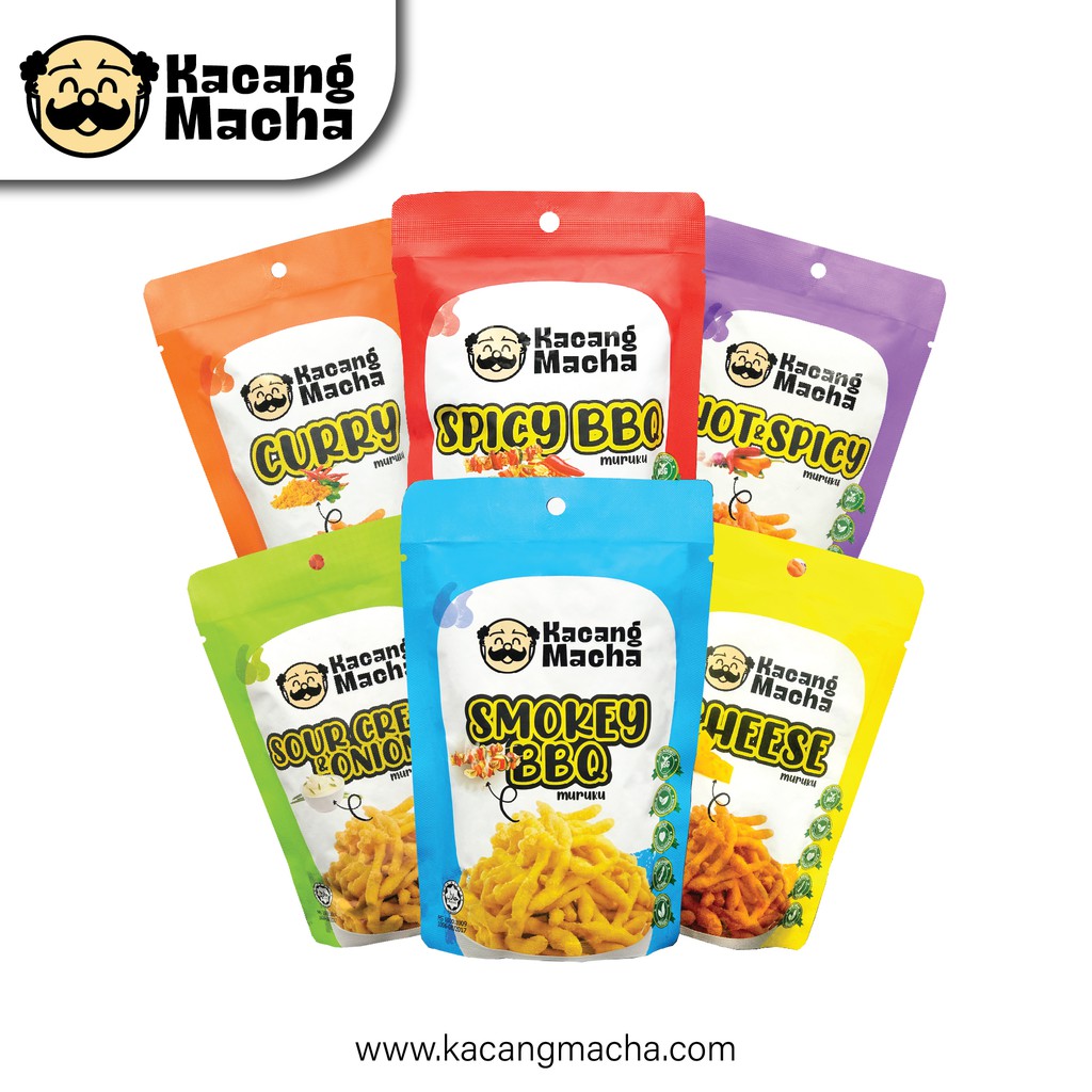 🔥HALAL🔥Kacang Macha: 6-Pack Combo (All Flavor) | Shopee Malaysia