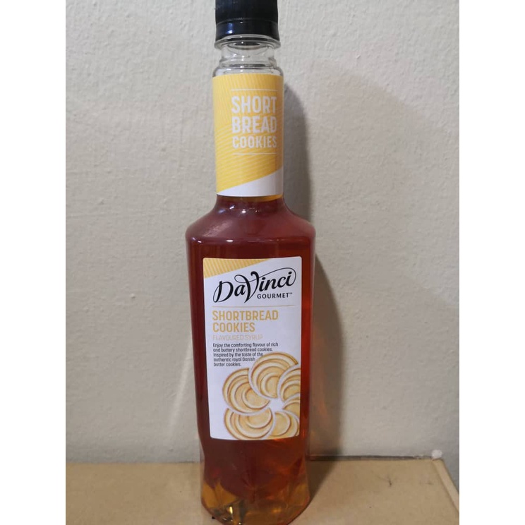 DaVinci Gourmet Shortbread Cookies Syrup (750ml) exp 12/09/2026 ...