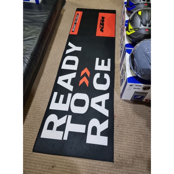 BIKE DISPLAY MAT (KTM Workshop Garage Mat) | Shopee Malaysia