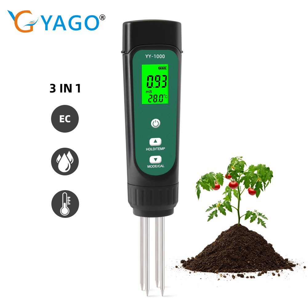 New product spot soil EC meter Soil EC/temperature/humidity three-in ...