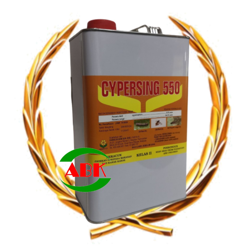 [OFFICIAL SELLER] CYPERSING 550 4L (FARMCOCHEM) - CYPERMETHRIN 5.5% RACUN SERANGGA SENTUH 100% ...