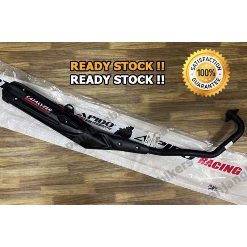 YAMAHA LC135 V1-V7 LC 4S 5S EXHAUST EZOZ APIDO 28MM STANDARD COMPLETE ...