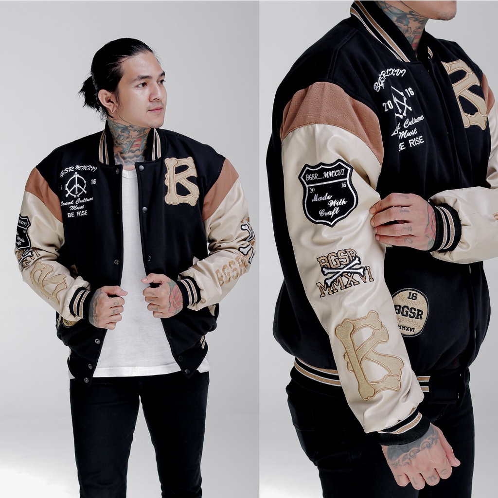 KATUN Varsity BASEBALL JACKET-VERSITY BONE JACKET- VARSITY JACKET ...