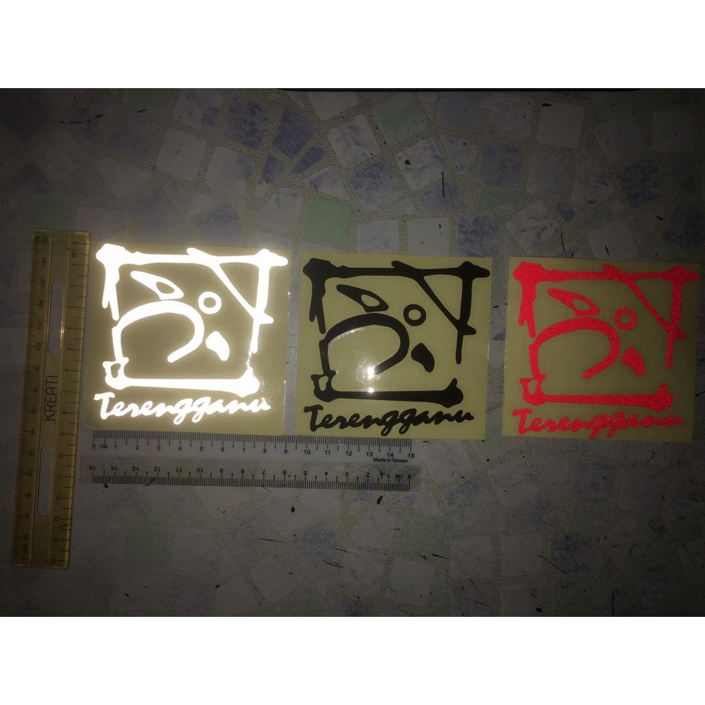 Sticker Logo Penyu Terengganu Pantul Cahaya Reflec Terengganu Kite ...