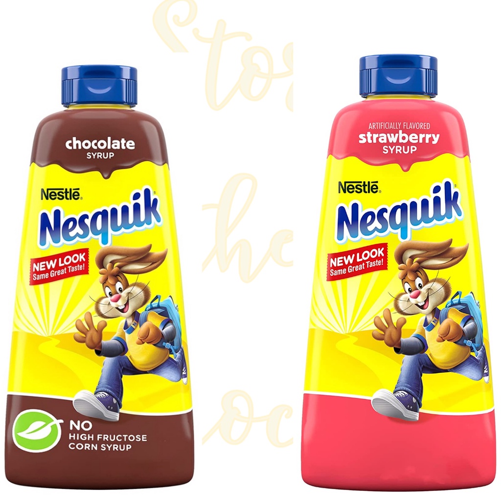 Nestle Nesquik Chocolate / Strawberry Syrup 623.6g | Shopee Malaysia
