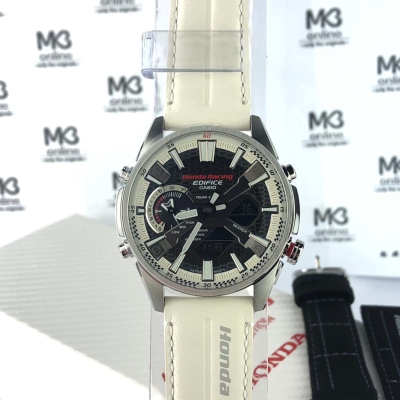 Casio Edifice X Honda Racing F1 Limited White Edition ECB-S100HR-1A ...