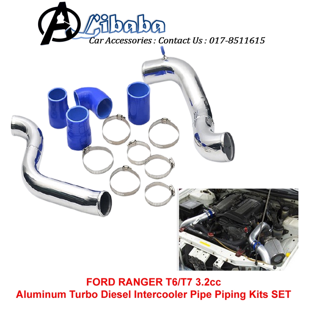 FORD RANGER T6/T7 3.2CC Aluminum Turbo Diesel Intercooler Pipe Piping ...