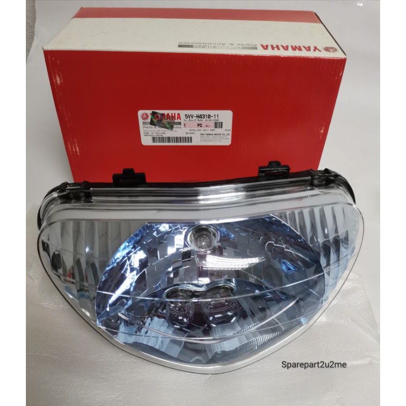 Antik: YAMAHA Ego Head Light Unit Assy. (BLUE) (100% Original) (Made in Thailand) | Shopee Malaysia